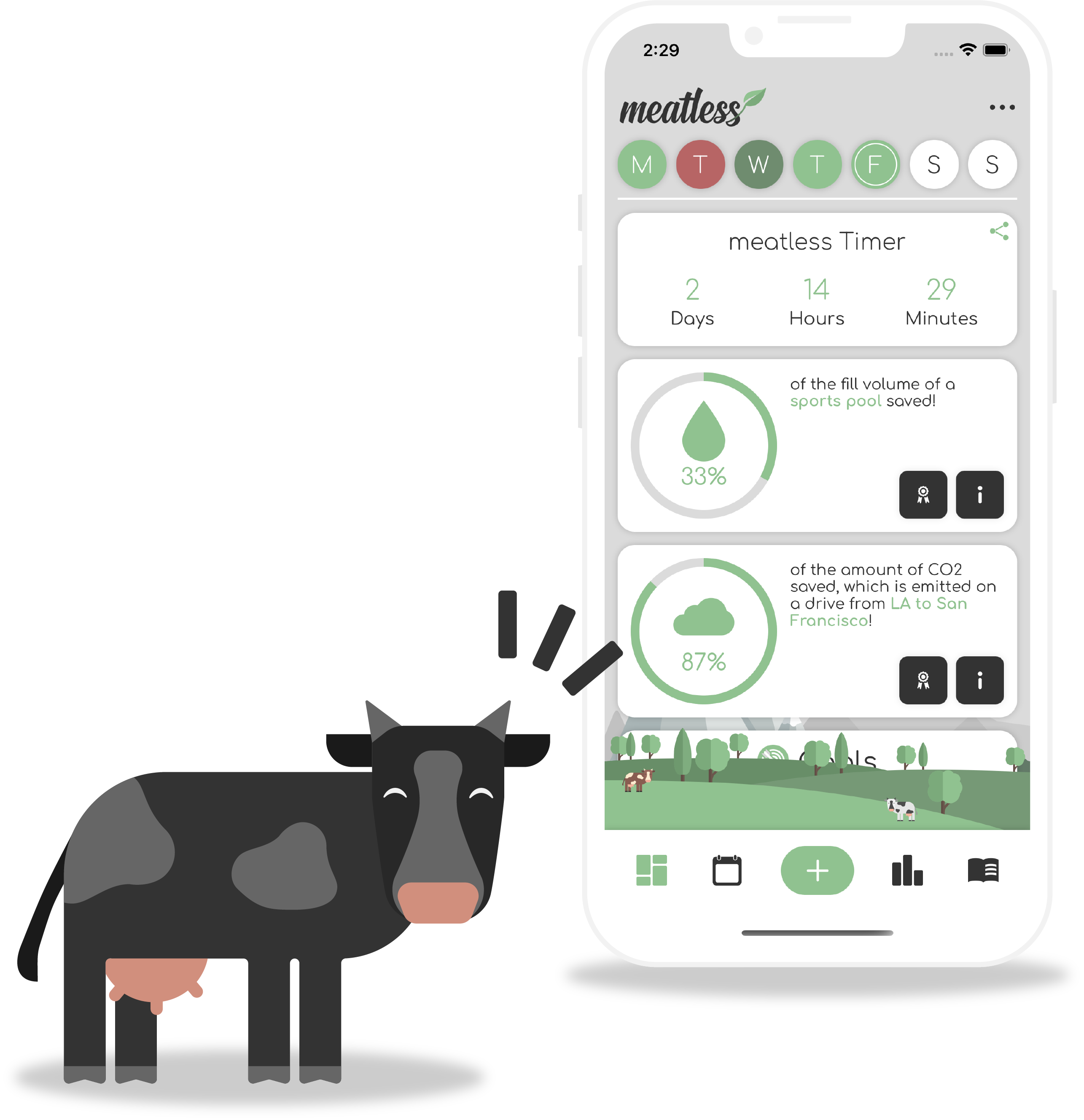 meatless App – The best way to track and reduce your consumption of ...